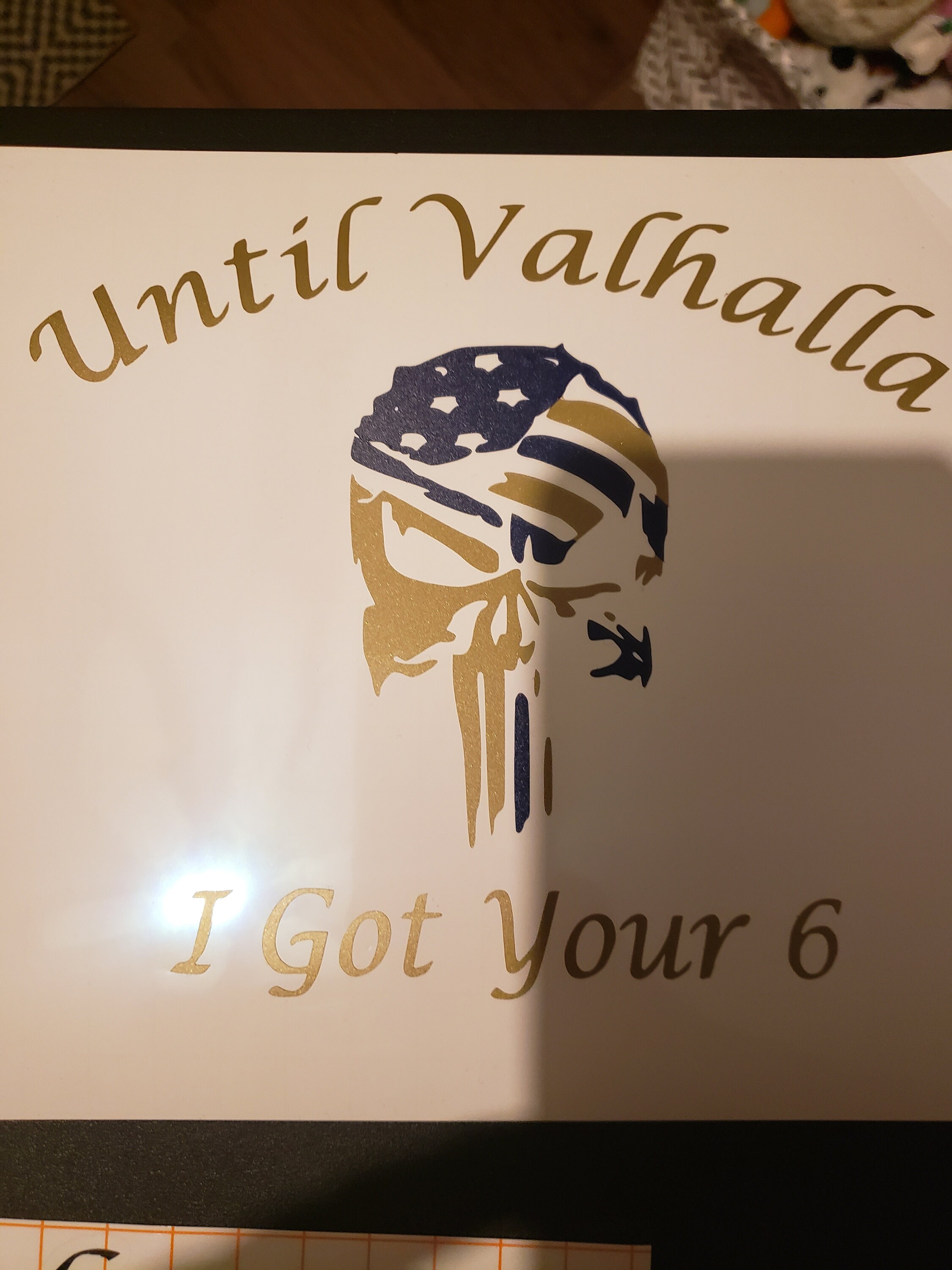 Until Valhalla Two Color Decal - Etsy