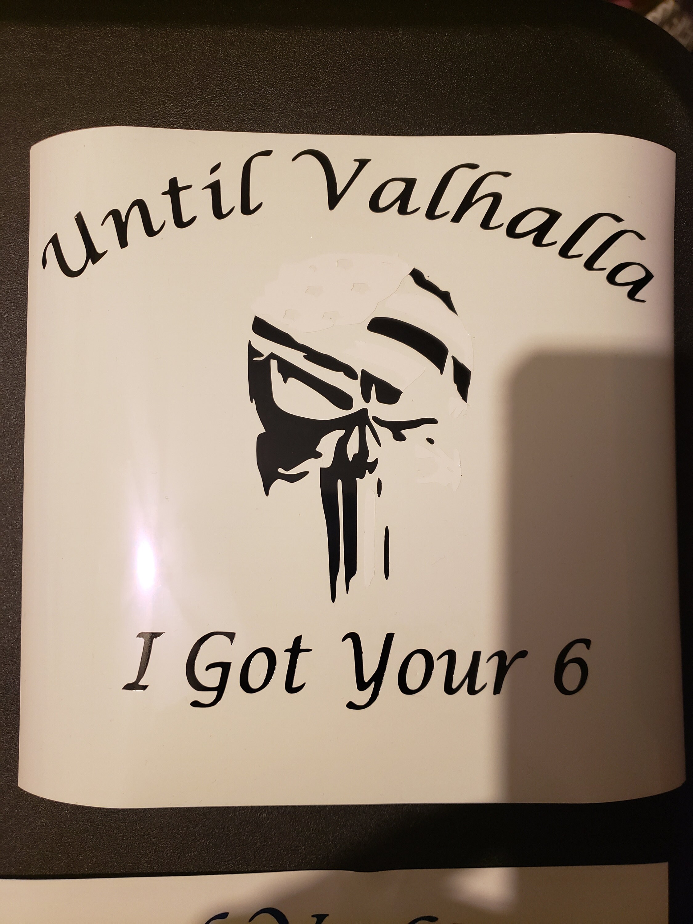 Until Valhalla Two Color Decal - Etsy