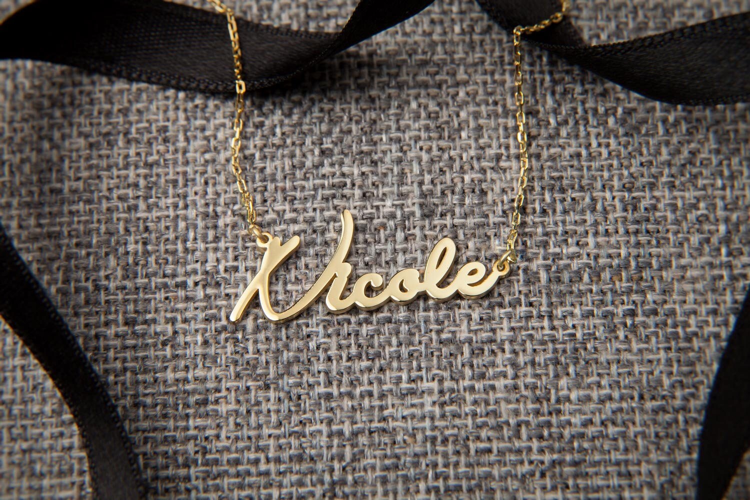 Custom HANDWRITING Name Necklace Model3 Personalised | Etsy