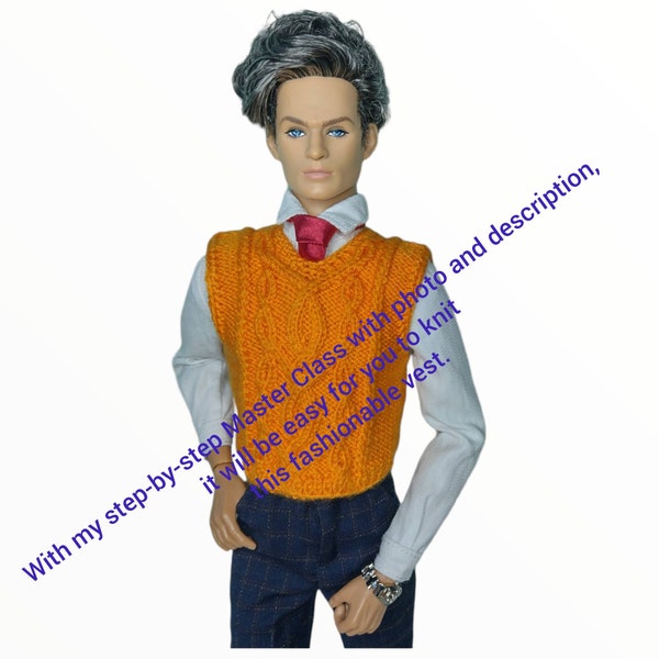 Barbie Vest Pattern - Etsy