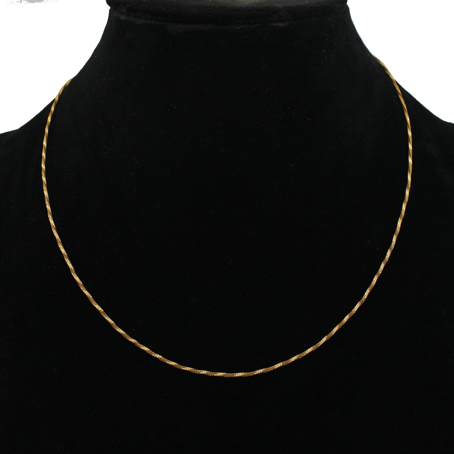 Twisted 22k Yellow Gold Chain Box Necklace for Men Women - Etsy