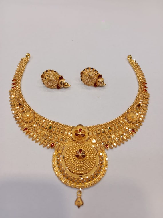 Indian Gold Jewellery Necklace Designs