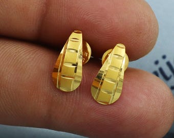 22k Gold Hoop Earrings Dainty Indian 22kt Jewelry Exclusive 22k Gold Hoop Earrings Dainty Indian 22kt Jewelry Exclusive