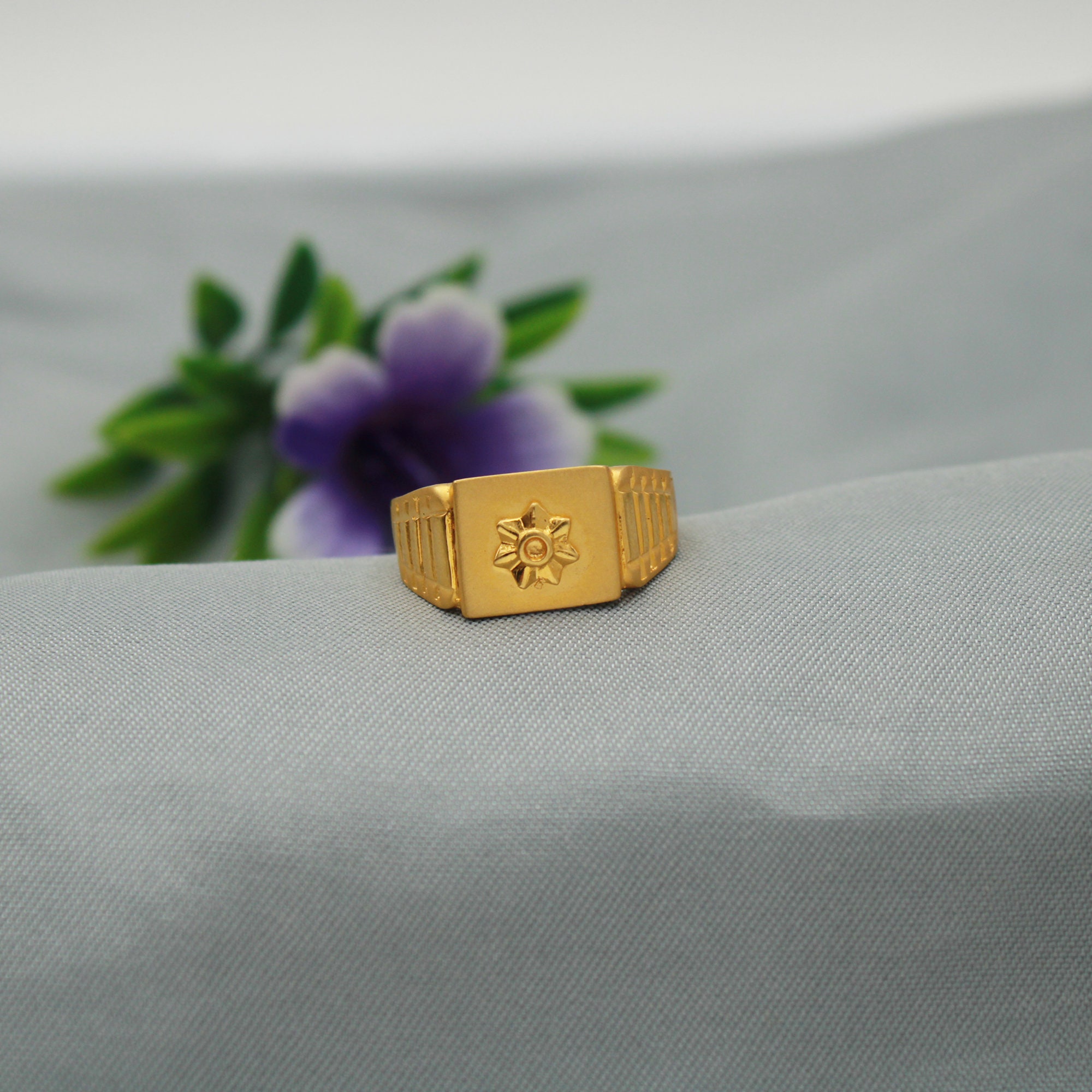 Indian Gold Ring Designs For Men