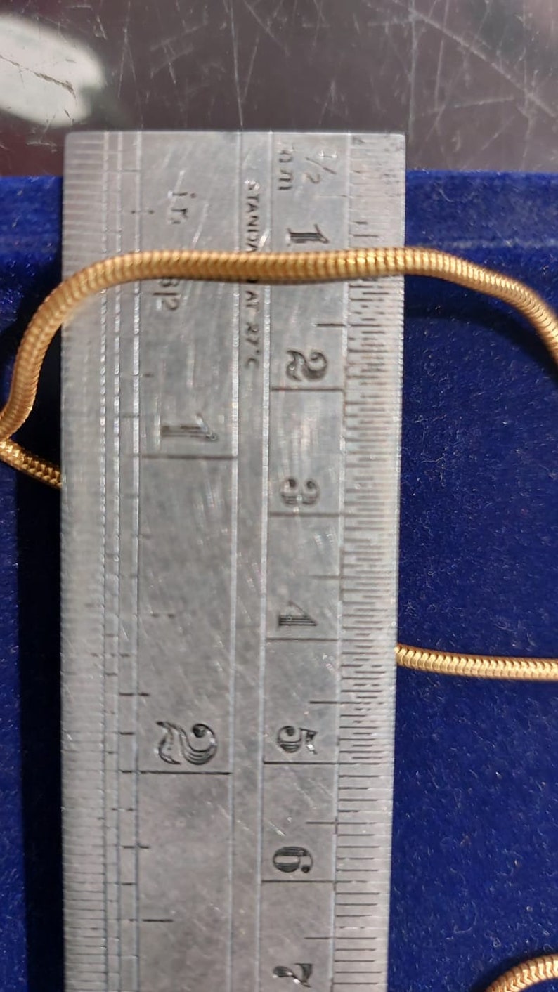 22k Solid Gold Chain Necklace for Men Women Anniversary - Etsy