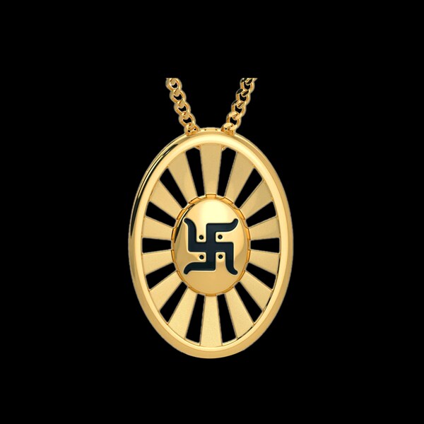 Swastik Necklace - Etsy