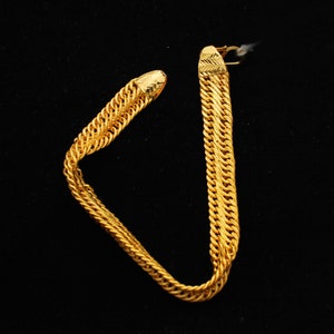 22k Gold Bracelet Men Jewelry, 10mm 8 Inches and All - Etsy