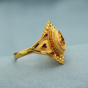 22k Gold Ring Indian Jewelry - Etsy