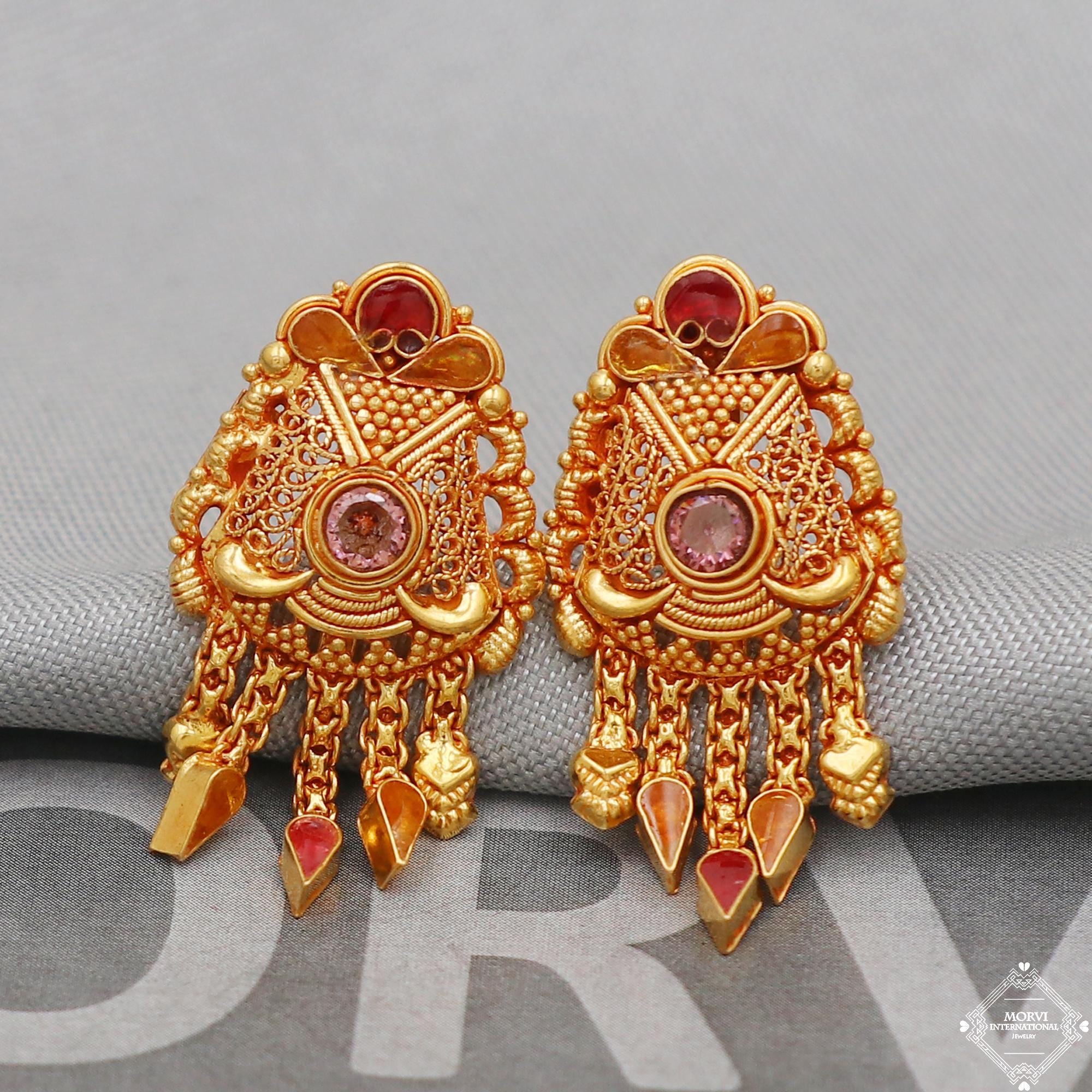 Earrings designs for daily use gold store