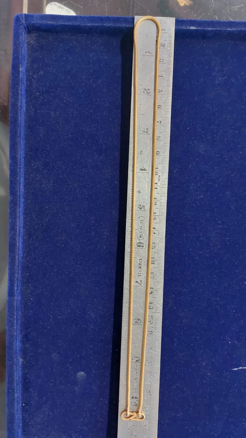 22k Solid Gold Chain Necklace for Men Women Anniversary - Etsy