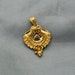 22k Yellow Gold Pendant Necklace Indian Traditional Handmade - Etsy