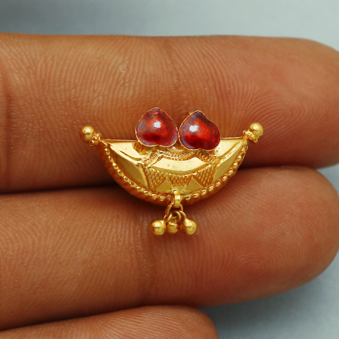 22k Gold Pendant Amulet Jewelry, Tabiz Style Traditional Indian Gold ...