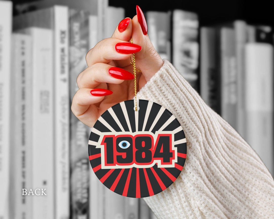 1984 George Orwell Ornament Gift Tag for Book Lover Classic Literature ...