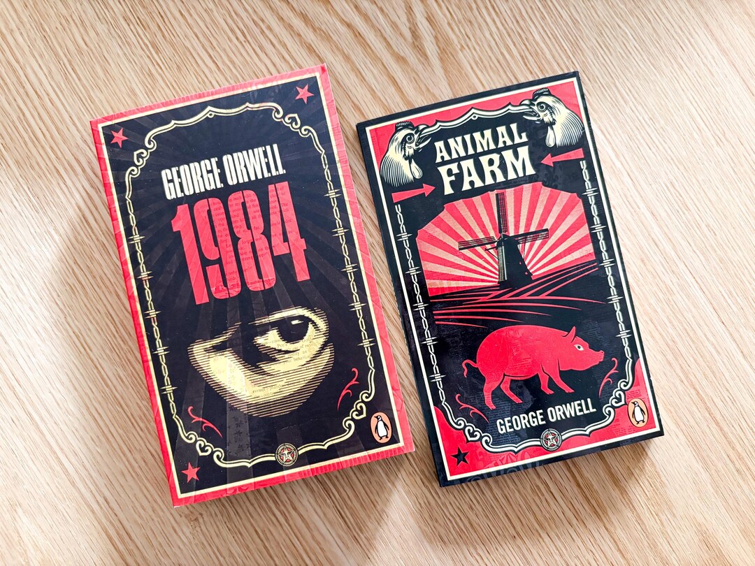 1984 Animal Farm Set George Orwell Best Seller Collectible Special Gift ...
