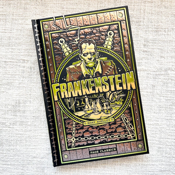 Frankenstein Book Cover - Etsy