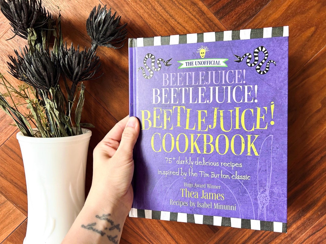 Beetlejuice Cookbook Unofficial Collectible Special Edition Tim Burton ...
