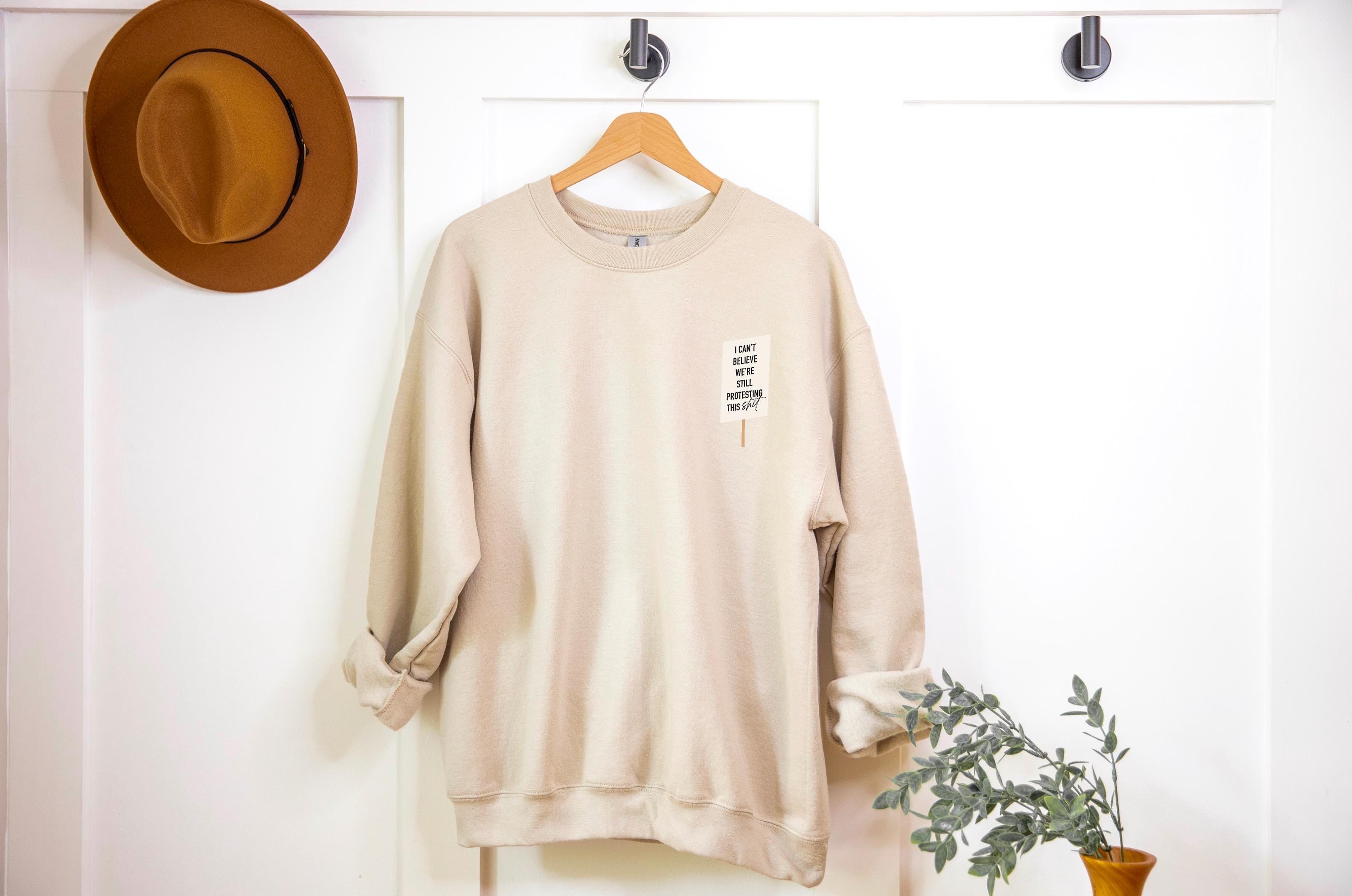 Womens Rights Protest Sweatshirt Pro Choice Feminist Movement Equal ...