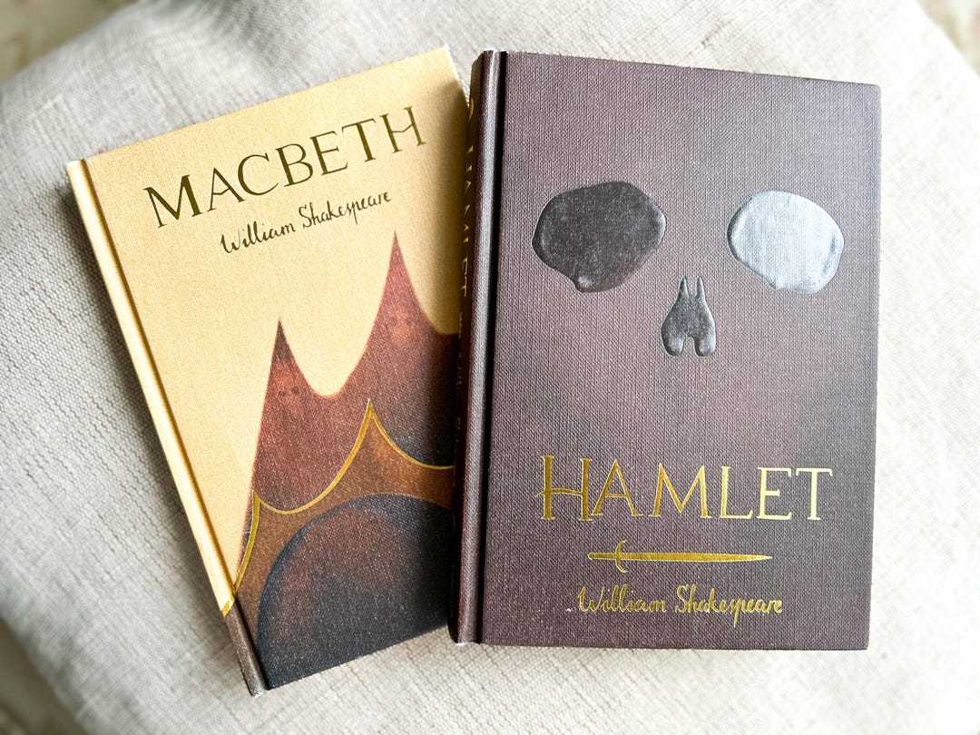 Macbeth Hamlet William Shakespeare Book Set Best Seller Collectible ...