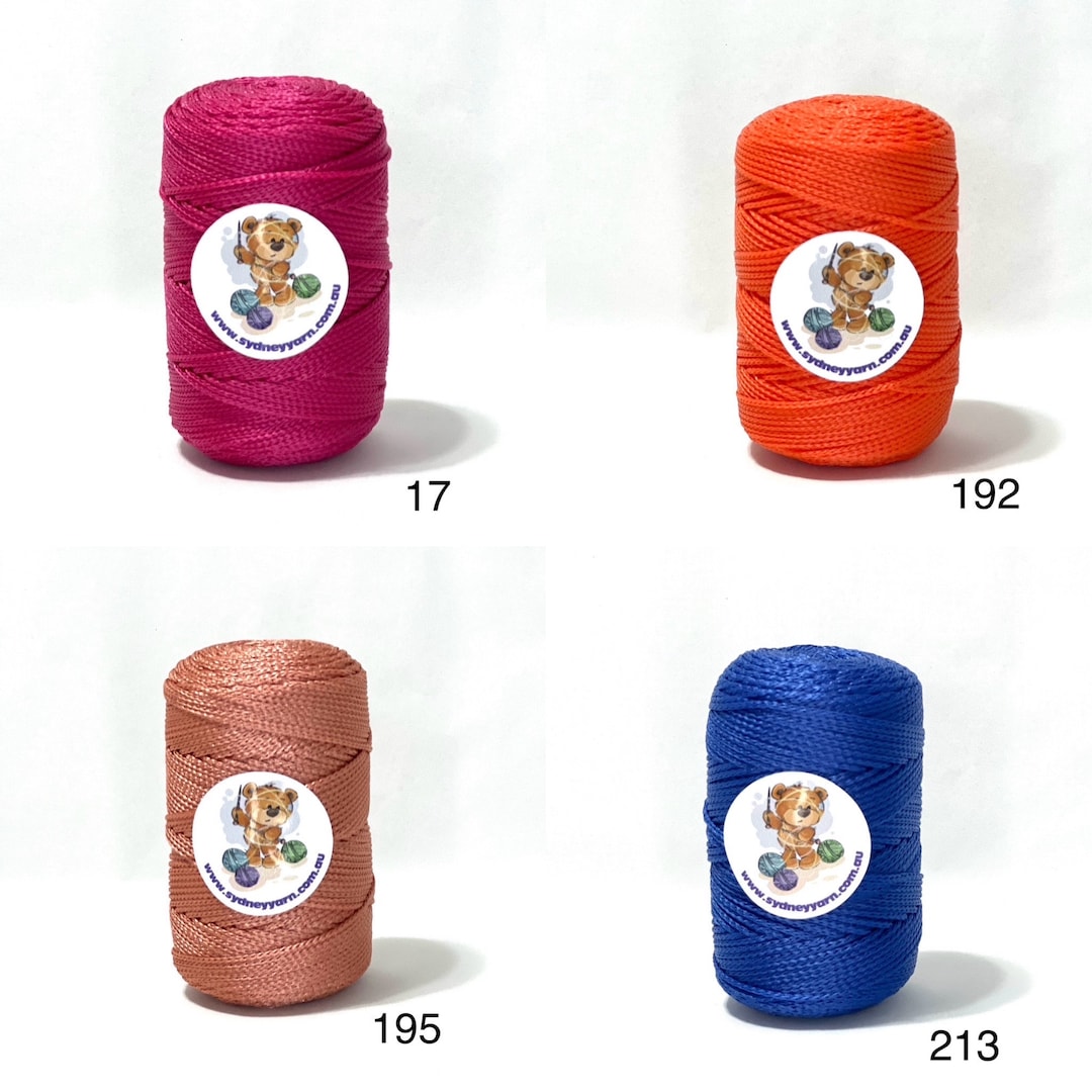 SYDNEY YARN 2mm Polyester Cord - Etsy