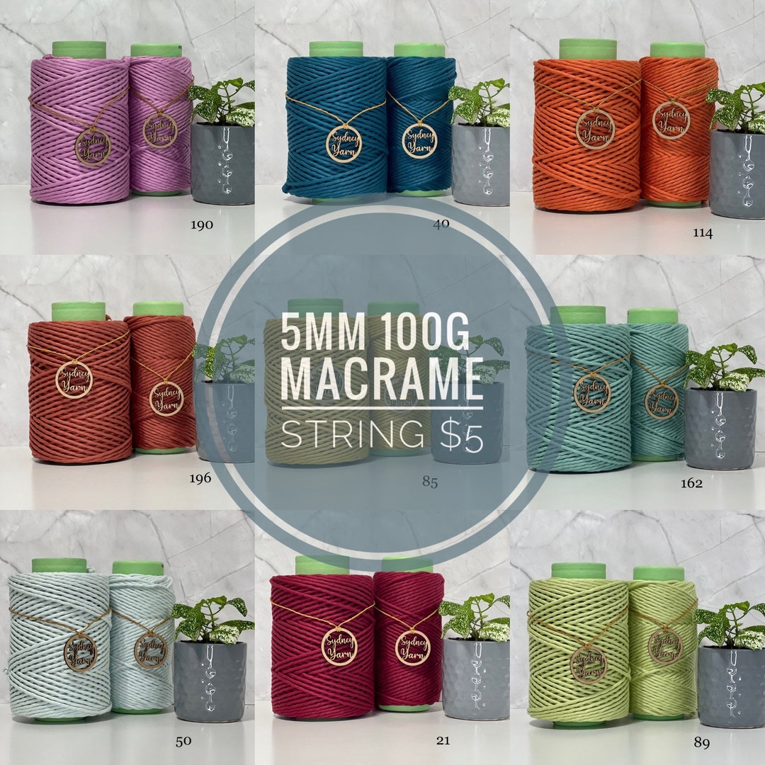 5mm Macrame String Minis Macrame Mini Macrame Cake Macrame - Etsy