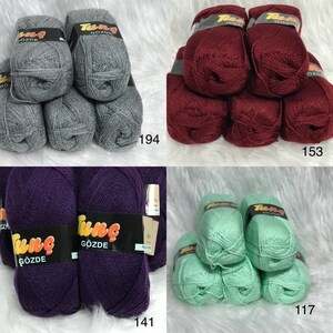 Bulk Buy, Tunc Yarn, 100g, Anti Pilling Yarn, Acrylic Yarn, Knitting ...