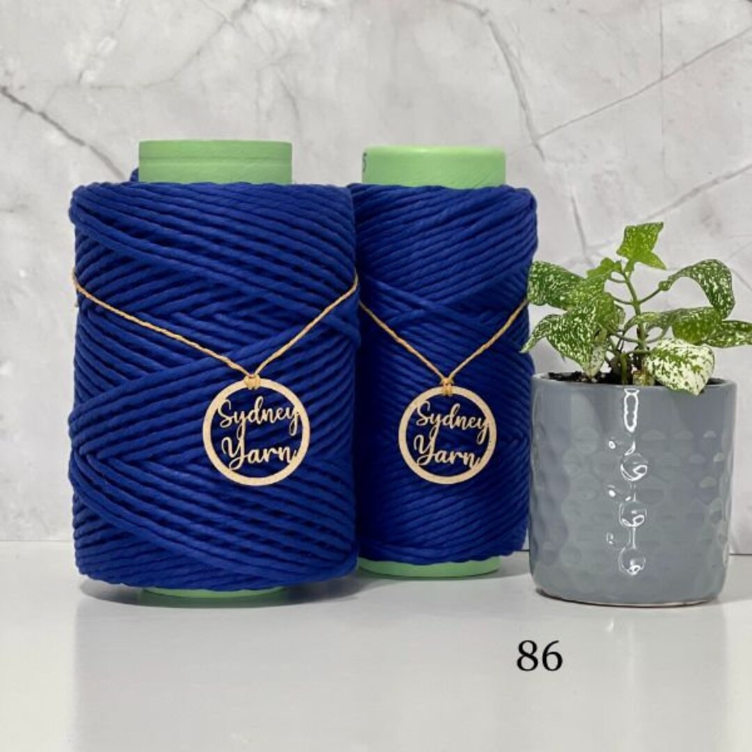 86-NAVY BLUE 5mm Premium String - Etsy