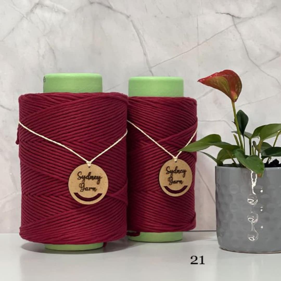 21-MAROON 3mm Premium String - Etsy
