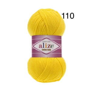 ALIZE Cotton Gold - Etsy