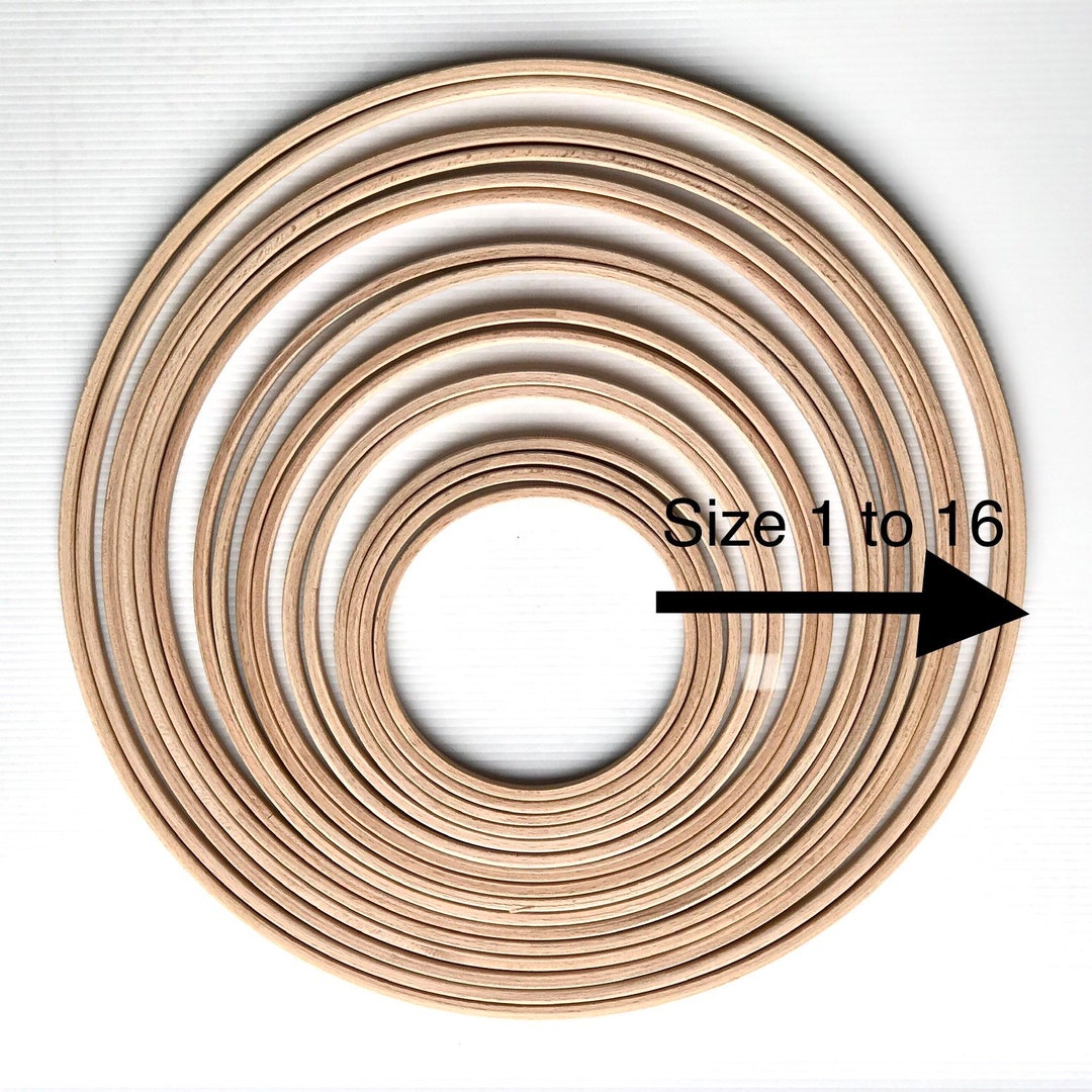 Wooden Hoops, Round Ring, Dream Catcher. Nursery Decor, Wooden Round ...