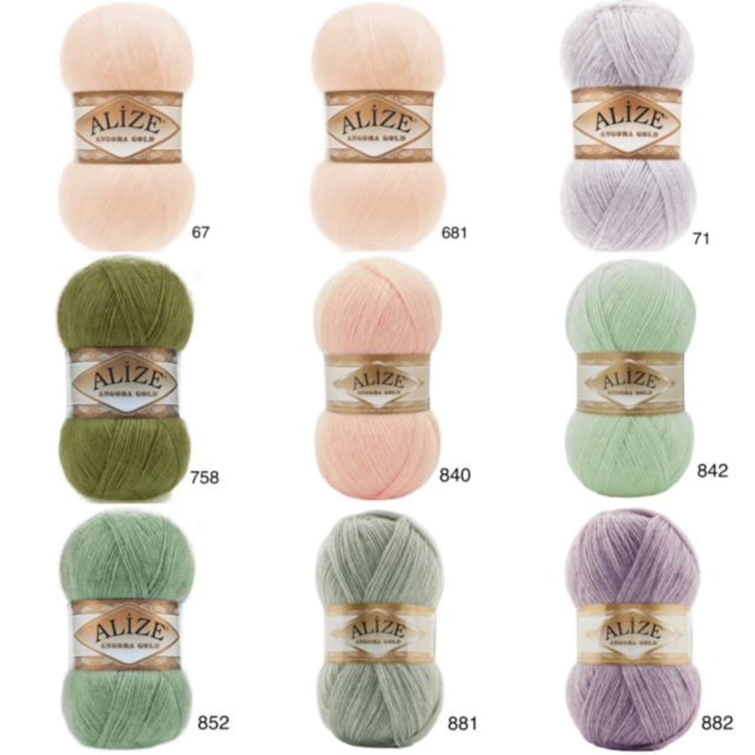 ALIZE ANGORA GOLD - Etsy
