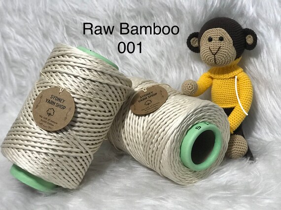 001-RAW BAMBOO 5mm BAMBOO String 100 %raw Bamboo - Etsy