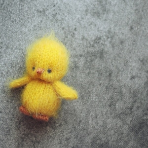 Little Chicken Knitting PATTERN PDF, Easter Ideas, Knitted Tutorial ...