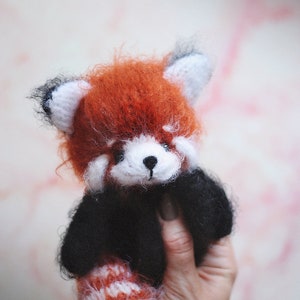Red Panda Knitting PATTERN Pdf, Cute Stuffed Knitted Animal Toy. - Etsy