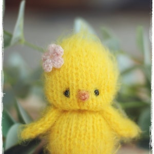 Little Chicken Knitting PATTERN PDF, Easter Ideas, Knitted Tutorial ...