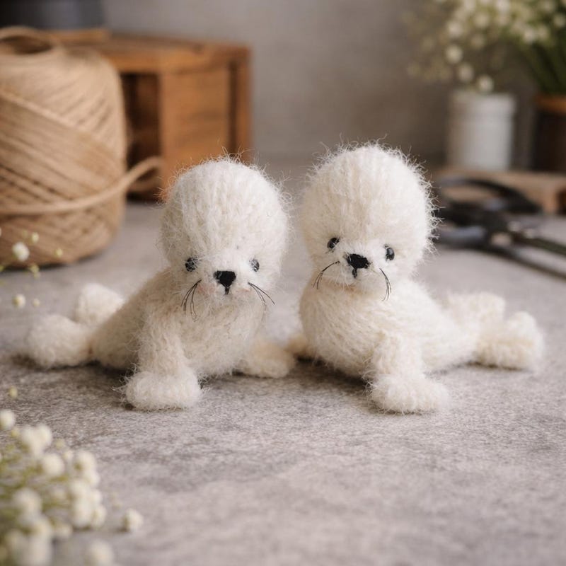 Knitting Seal Pattern - Etsy