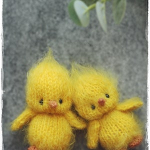 Little Chicken Knitting PATTERN PDF, Easter Ideas, Knitted Tutorial ...