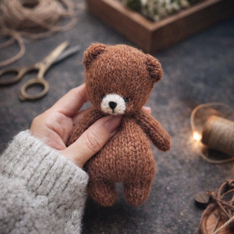 Soft and Tiny Teddy Bear - Etsy
