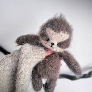 SLOTH Knitting PATTERN Pdf, Knitted Animal Toy 18cm - 7' - Etsy