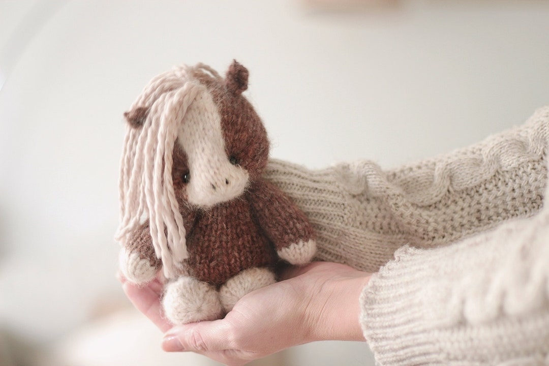 Knitted HORSE, Knitting PATTERN Pdf, Knitted Animal Toy - Etsy