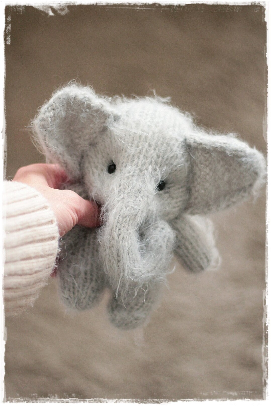 ELEPHANT Knitting PATTERN Pdf, Knitted Animal Toy - Etsy