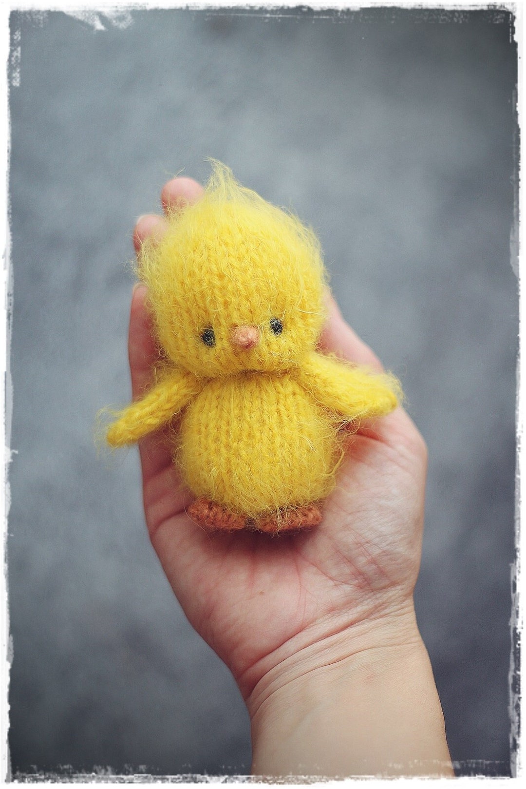 Little Chicken Knitting PATTERN PDF, Easter Ideas, Knitted Tutorial ...