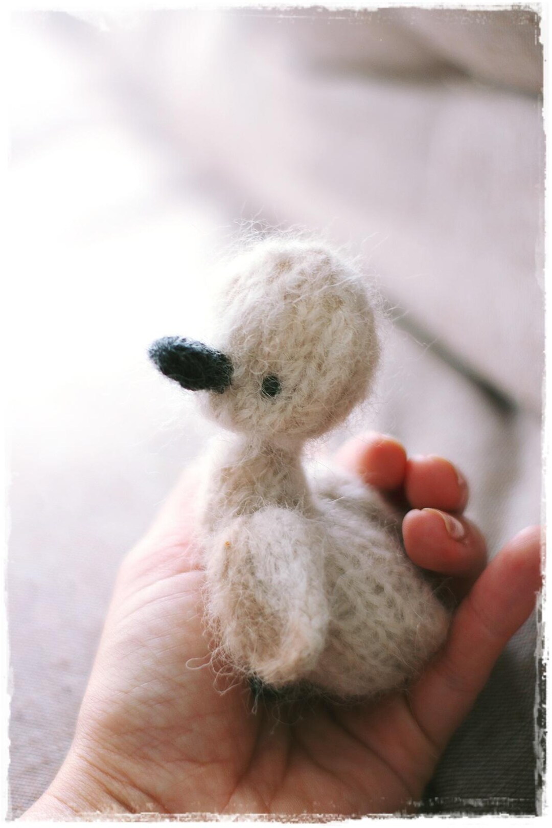 PDF PATTERN, Knitted Baby SWAN, Knitting Chart, Knit Cute Plushie Toy ...