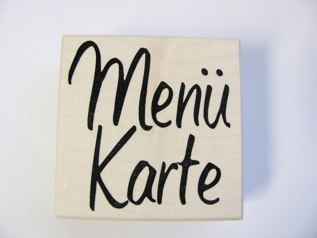 Stamp-menu Card, Menus for Wedding, Baptism All Design Yourself - Etsy