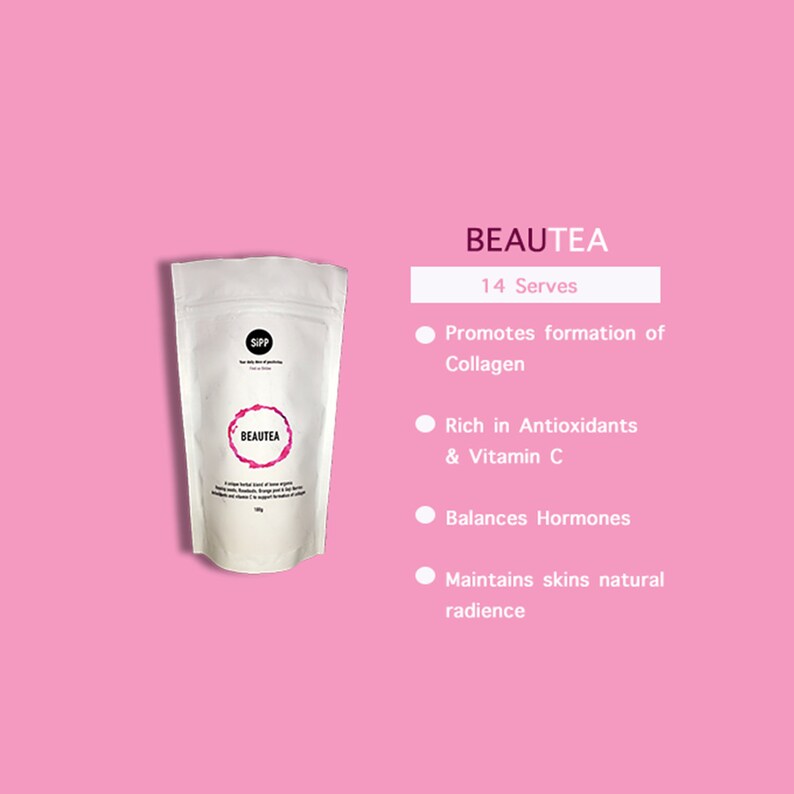 BEAUTEA - HERBAL TEA - 100% Organic - Etsy