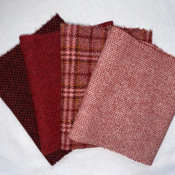 Dark Red Wool - Etsy