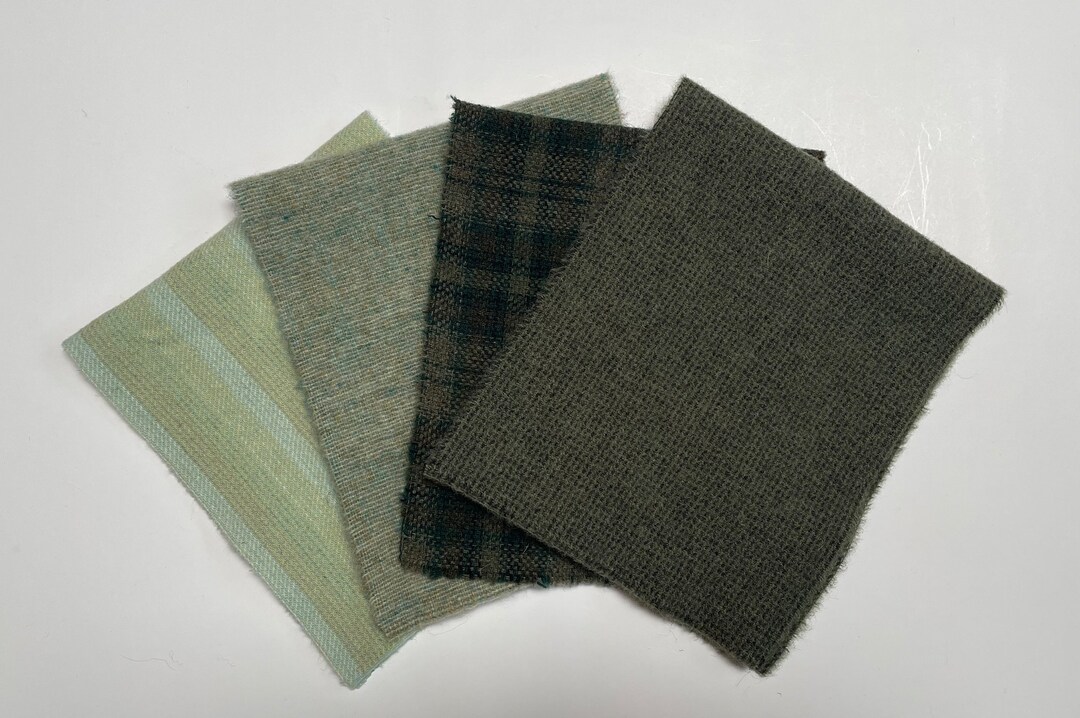 Felted Wool Bundle for Rug Hooking, Applique and All Wool Projects ...
