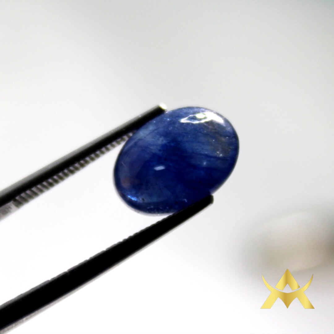 Natural Saphir 5.28 Ct. Transparent, Behandelt Mit SI1 Klarheit - Etsy