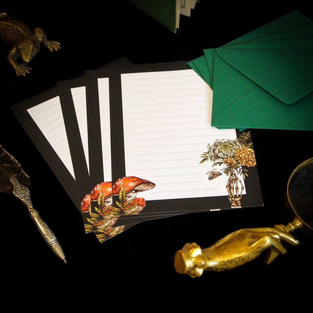 Forest Witch Letter Writing Set Nature-inspired Witch - Etsy