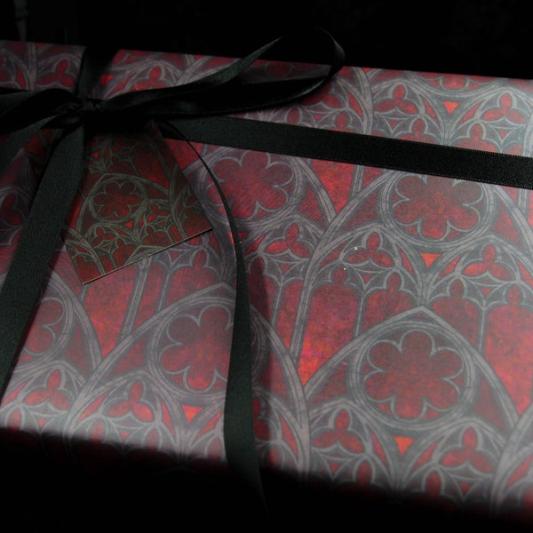 Goth Wrapping Paper - Etsy
