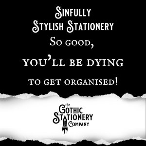 Skeleton Daily Planner: Gothic Aesthetic Stationery for Spooky Office ...